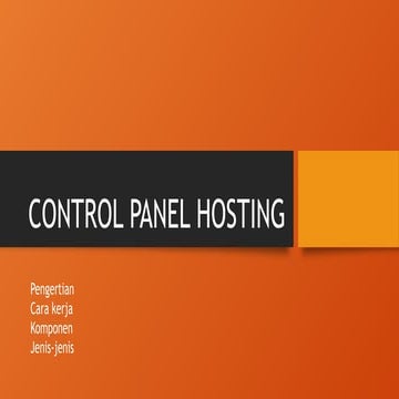 Materi ASJ kelas XII-Control Panel Hosting.pptx