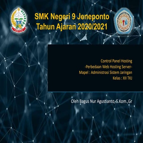 Control Panel Hosting materi Kelas XII TKJ | PPTX