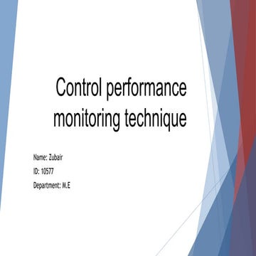 Control performance monitoring technique.pptx