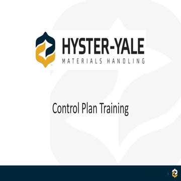 Control-Plan-Training.pptx for the Automotive standard AIAG | PPTX