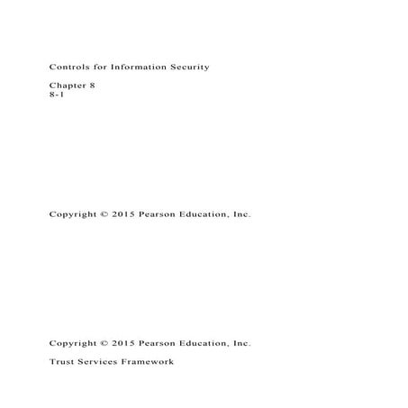 Chapter 3: Information Security Framework | PPT