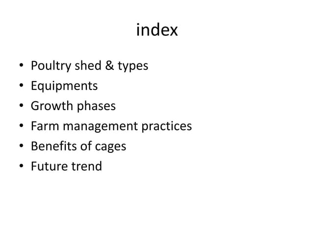 Broiler production | PPTX