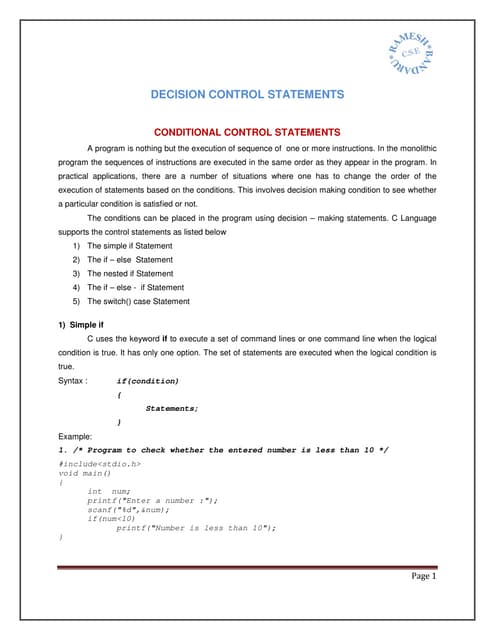 Flow Of Control Pythonpdf 6289