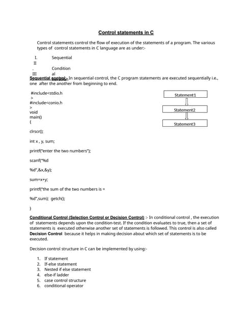 Types Of Control Structures Seen In Perlppt Programming Languages Computing