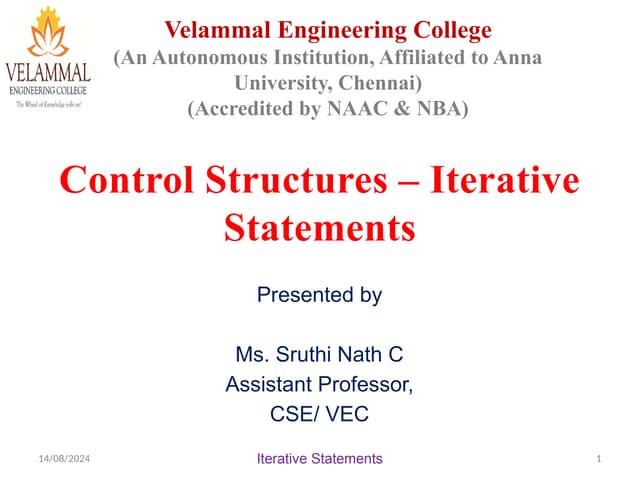 Control structures2_ppt_Control flow statements | PPT Control structures2_ppt_Control flow statements | PPT