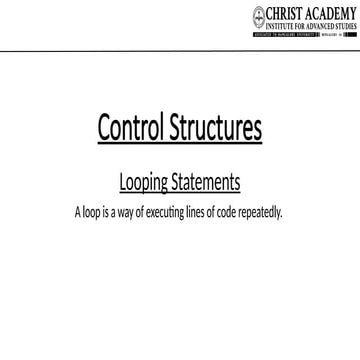 Control Structures looping statements PPT.pptx
