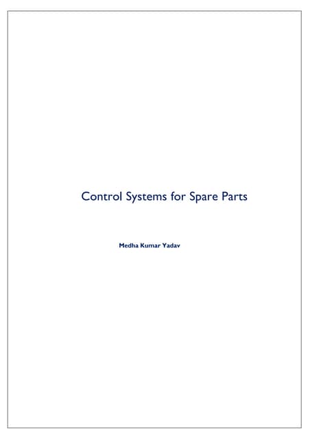 sparepartsmanagment | PPT