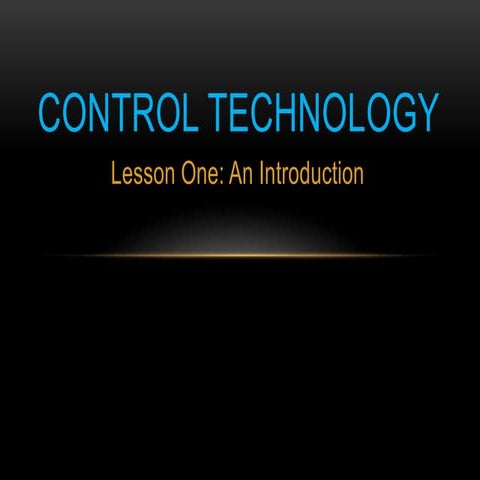 Control technology | PPTX