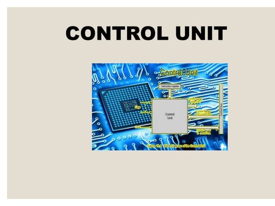 BLOCK DIAGRAM OF HARDWIRED CONTROL UNIT | PPTX | Technology & Computing