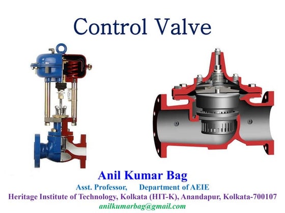 Control valve ppt | PPTX