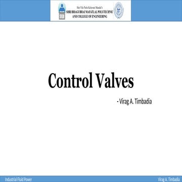 Diagram of Control Valves used in Industrial Fluid Power.pptx