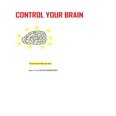 Control your brain | PDF