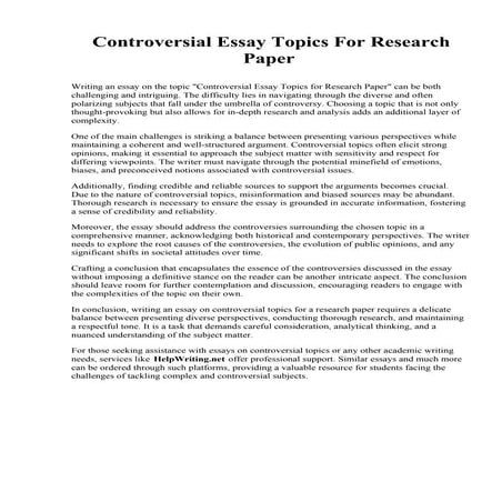 Controversial Essay Sample.pdf
