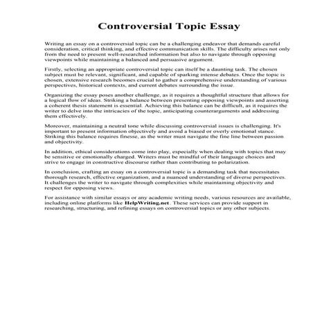 Controversial Essay Topics For College Students.pdf