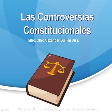 Controversias constitucionales | PDF
