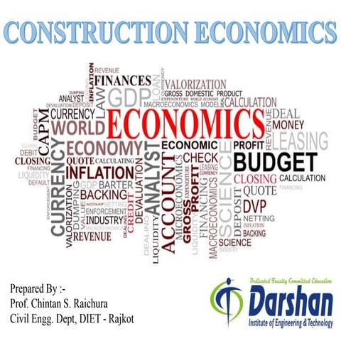 Contruction economics | PPTX