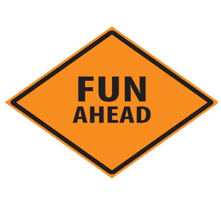 Contruction party fun ahead sign | PDF