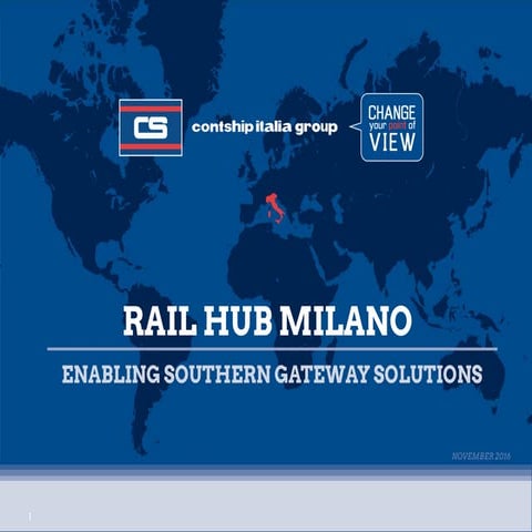 Contship - Rail Hub Milano | PDF