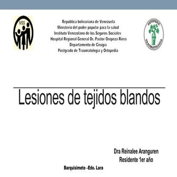 contusiones de traumatologia y ortopedia | PPTX