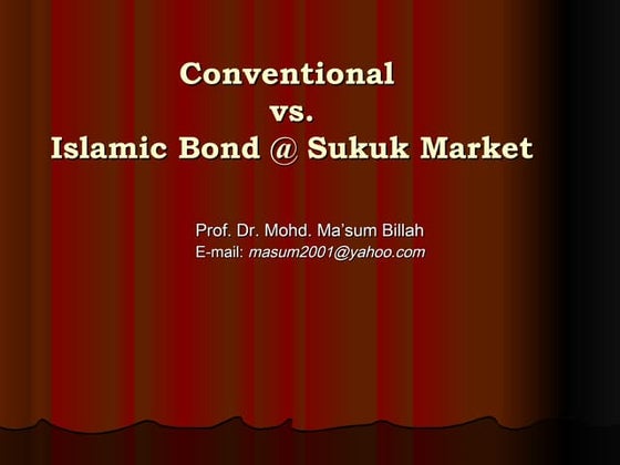 Alhuda CIBE - Presentation on Sukuk by Hamad Rasool | PPT