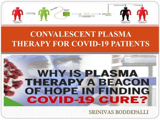Convalescent Plasma Therapy | PPT