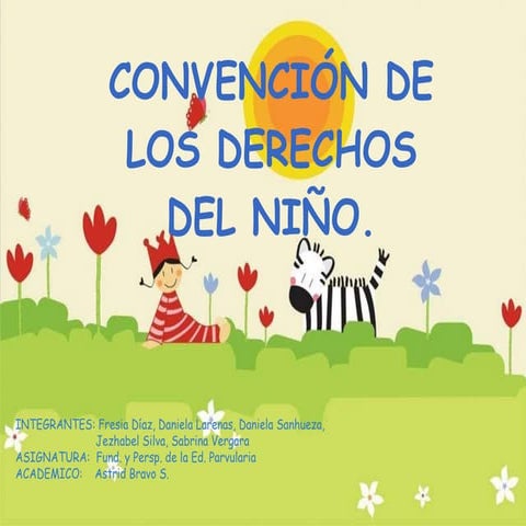 CONVENSIÓN DE LOS DERECHOS DEL NIÑO | PPT