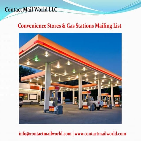 Convenience stores & gas stations mailing list | PPT