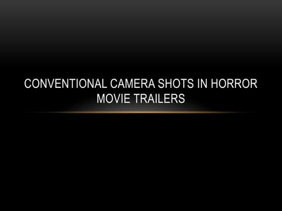 'The Conjuring' Film analysis | PPTX | Video Production | Content ...