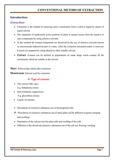 EXTRACTION PROCESS | PPT