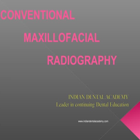 Conventional omfs radiology / dental implant courses | PPT