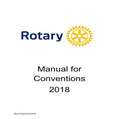 Bidding On A Future Convention Convention Manual Pdf