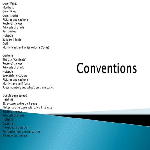 Conventions | PPTX