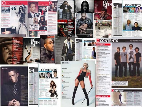 Magazine Contents page textual analysis media studies | PPTX