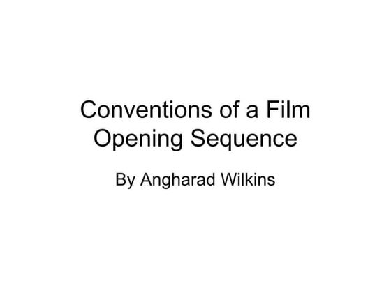 Film openings AS Media | PPT