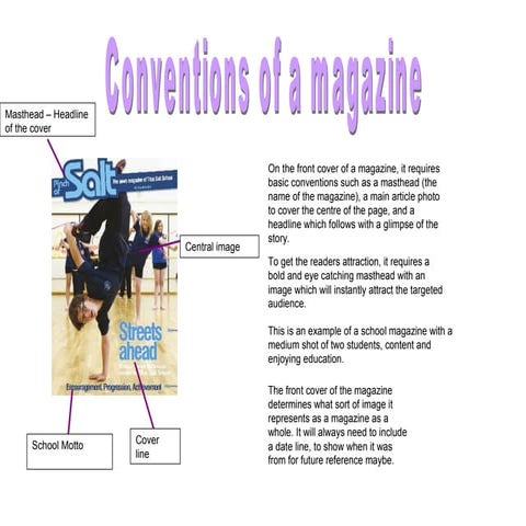 Conventions of Magazine | PPT