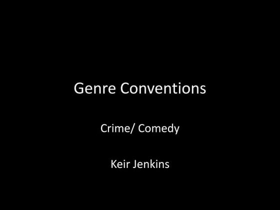 Comedy Genre Conventions | PPT