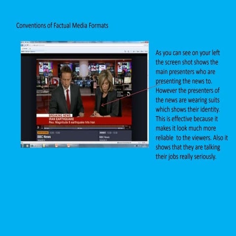 BBC Three 60 Second News | PPTX