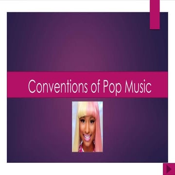 Conventions of pop music | PPT