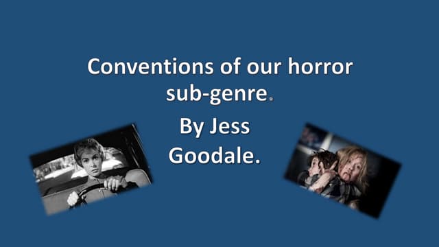 Typical conventions of scifi | PPTX