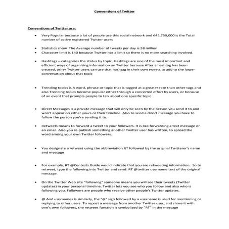 Twitter Brochure | PDF
