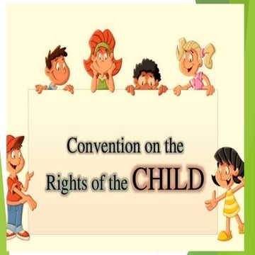 Conventions on the right of the child | PPTX