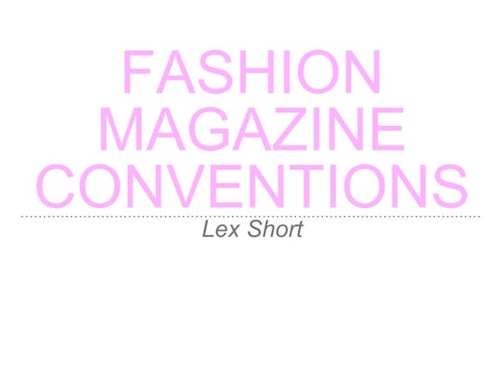 Key terms of a magazine front cover | PPTX | Technology & Computing