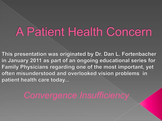 Near point of convergence | PPTX