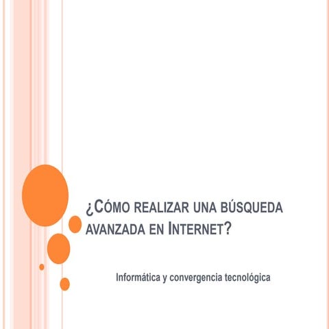 Busqueda avanzada por internet | PDF