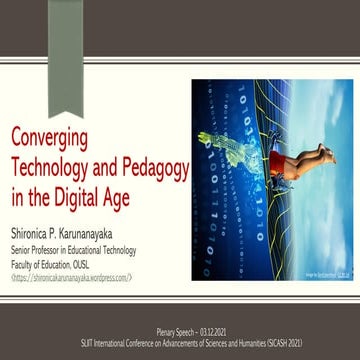 Converging Technology and Pedagogy in the Digital Age | PPT