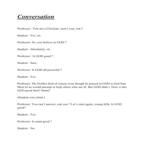 Conversation | DOCX