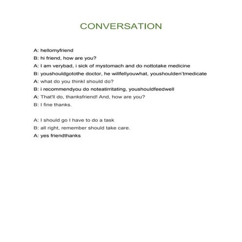 Conversation | PDF