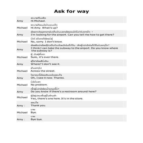 Basic Conversation | PDF