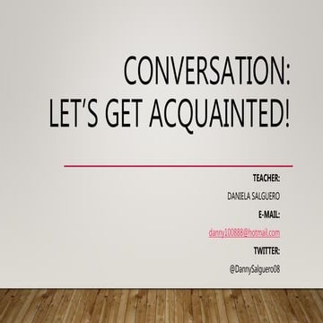 Conversation | PPT