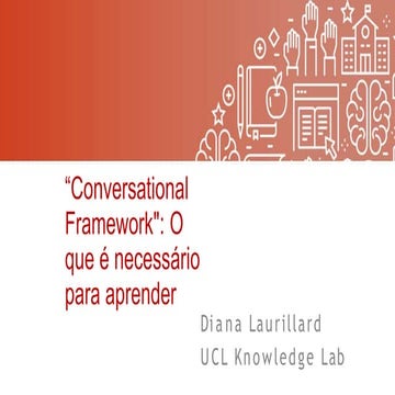 Conversational framework screencast convertido e traduzido | PPTX